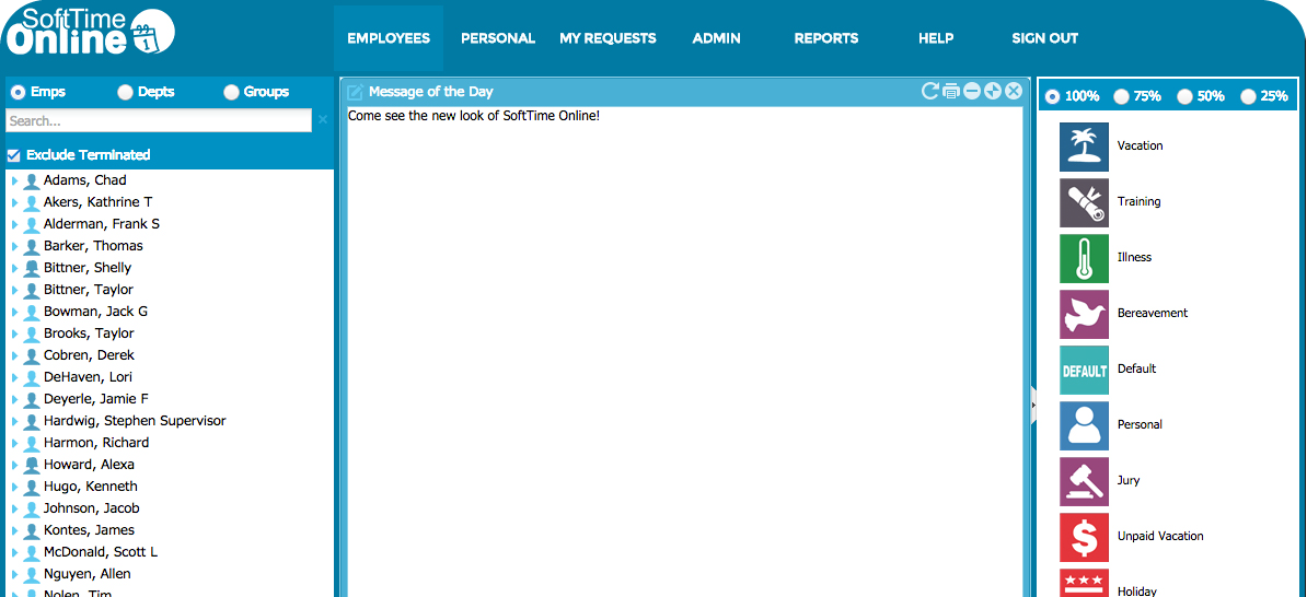 Attendance Tracking Software Features | SoftTime Online